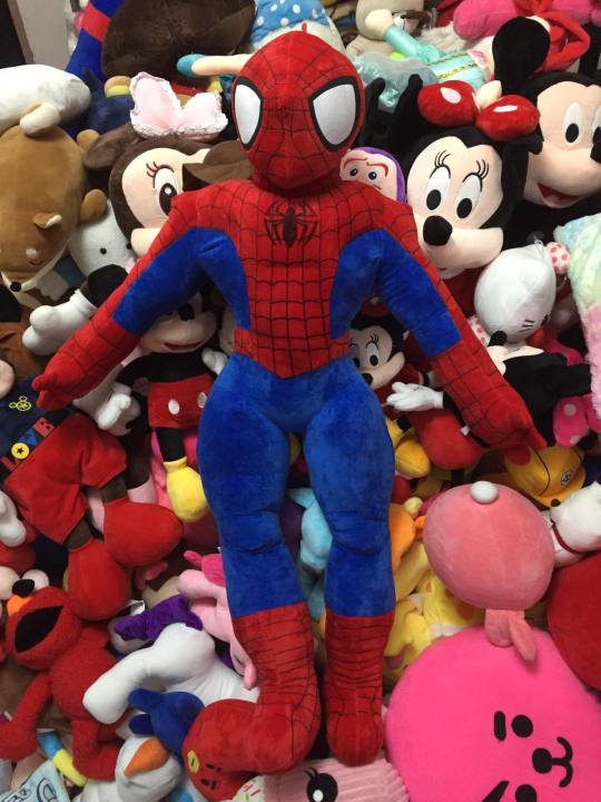 3 feet Huggable Spider--man Spidey Superhero Plush Stuffed Toy | Lazada PH