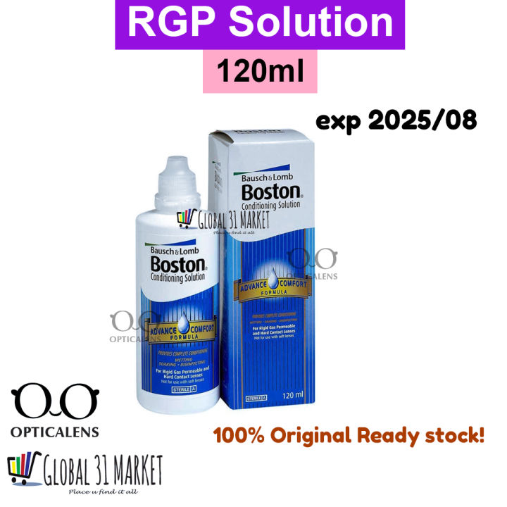 Bausch & Lomb Boston Advance Conditioning Solution 120ml for Rigid gas Permeable RGP Expired ...