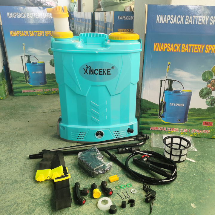 Xincere Sprayer 2in1 Manual and Battery Operated Large Agricultural ...