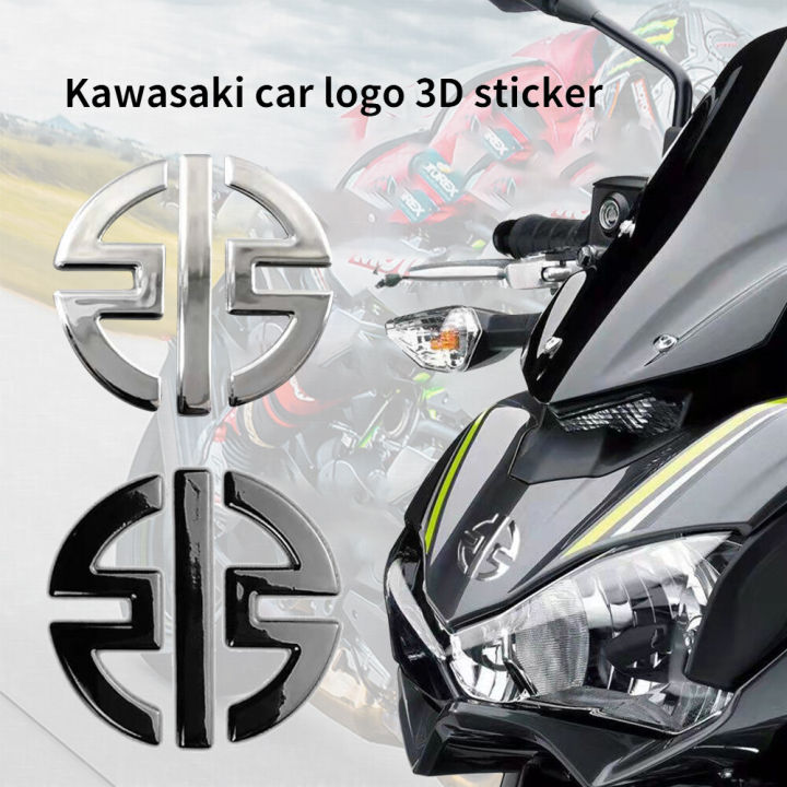 3D Motorcycle Decal Tank Sticker Badge Logo for Kawasaki H2 Ninja H2R ...