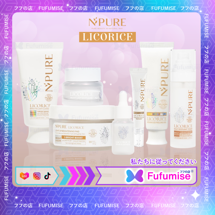 NPURE Licorice Series | Brightening | The Light Cleanser | Milky ...