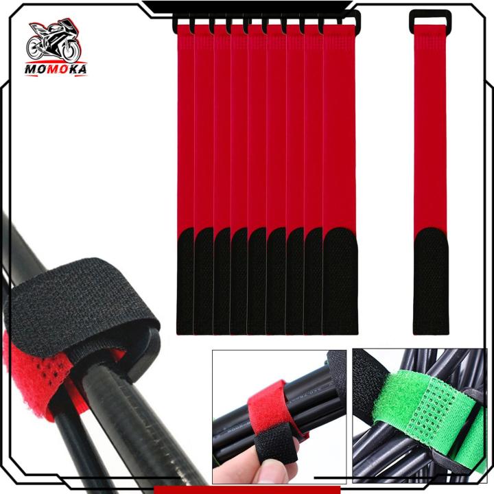 Momoka 10ชิ้นเข็มขัดเบ็ดตกปลาทนทานผูกคันเบ็ดตกปลา | Lazada.co.th