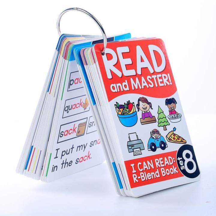 Read and Master Phonics Flash Cards Preschool Educational Learning Tool ...