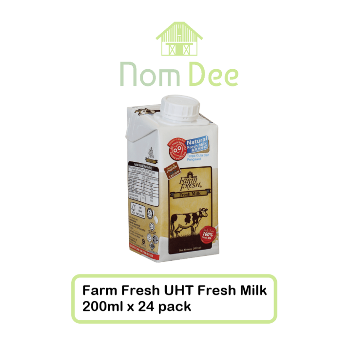 Farm Fresh UHT Fresh Milk 200ml x 24packs | Lazada