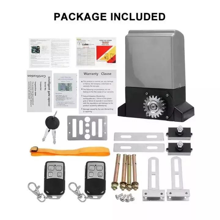 (COD+3 Days Delivery)【370-1200W】Electric Sliding Gate Opener Automatic ...