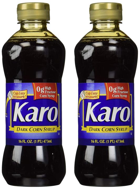 Karo Dark Corn Syrup (16 fl.oz) คาโร ดาร์กคอร์น ไซรัป น้ำเชื่อมจาก ...