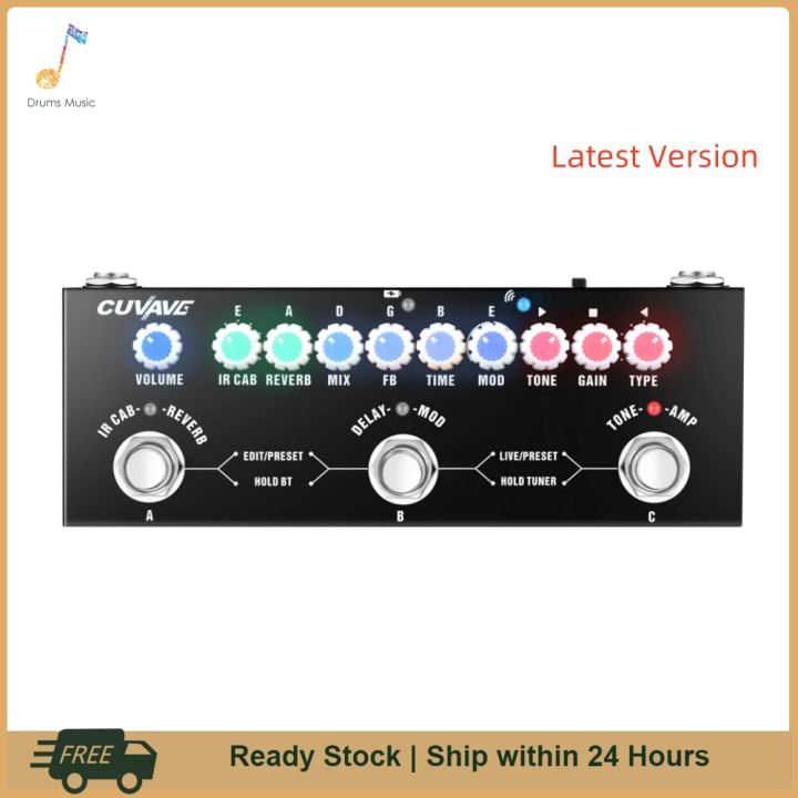 CUVAVE CUBE BABY กีตาร์ไฟฟ้ามัลติฟังก์ชั่นรวมเอฟเฟกต์เหยียบพร้อมการเล่น ...