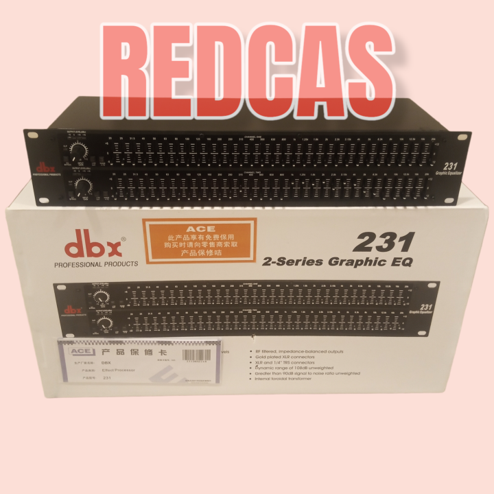 DBX 231 EQUALIZER DUAL CHANNEL 31 GRAPHIC EQ DBX231 | Lazada Indonesia