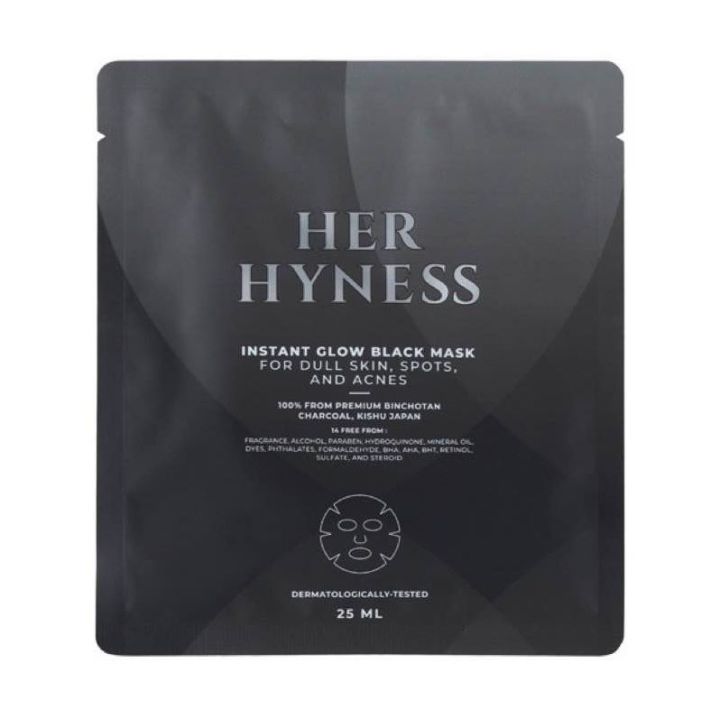 HER HYNESS INSTANT GLOW BLACK MASK | Lazada.co.th