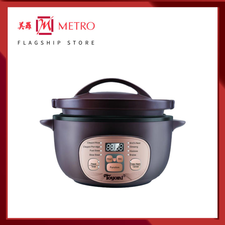 Toyomi 3.0L Micro Com High Heat Slow Cooker SC3036 | Lazada Singapore