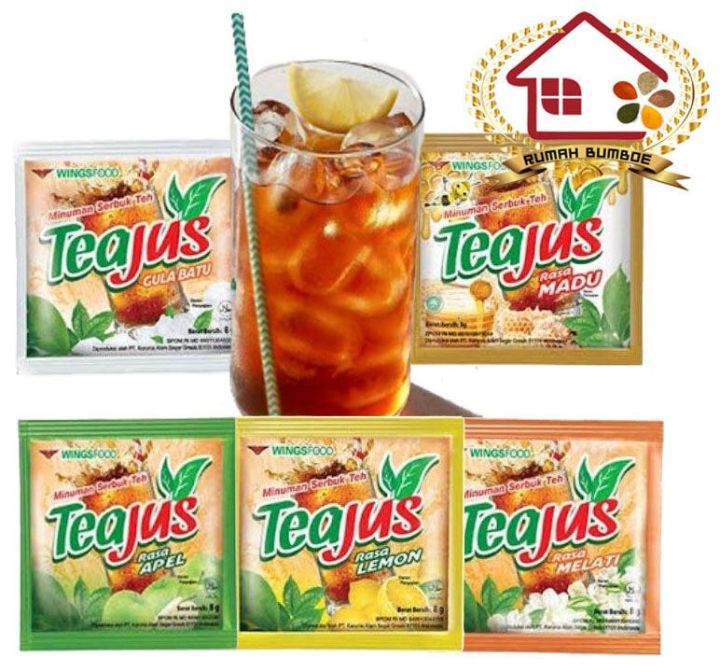(10 sachet x 1 renteng) TEA JUS 1 RENTENG ISI 10 SACHET TEAJUS | Lazada ...