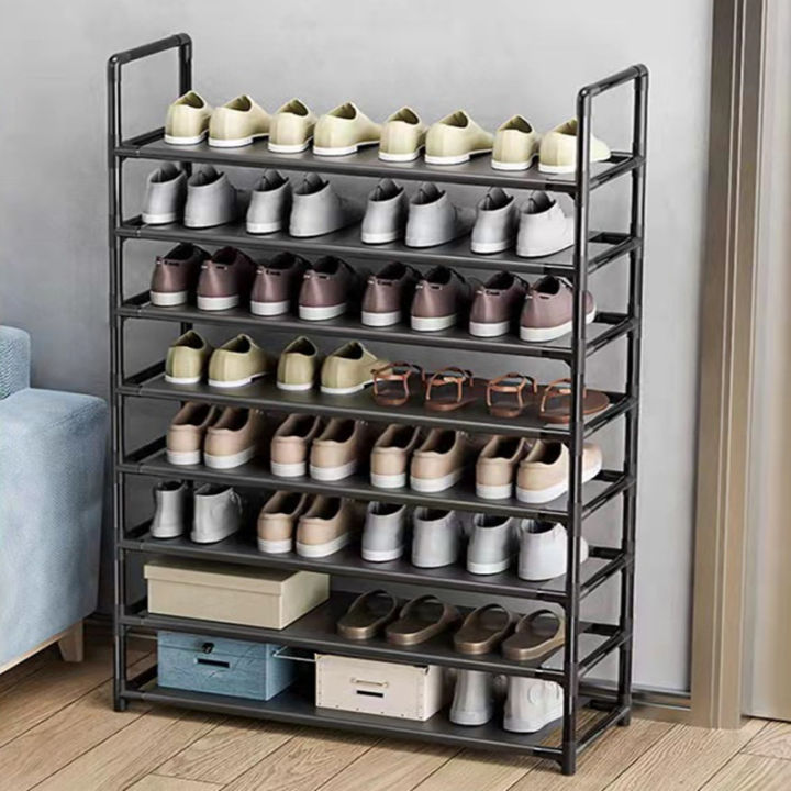G-17 7 Tiers Stainless Steel Simple Shoes Rack Rak Kasut 简约鞋架 | Lazada
