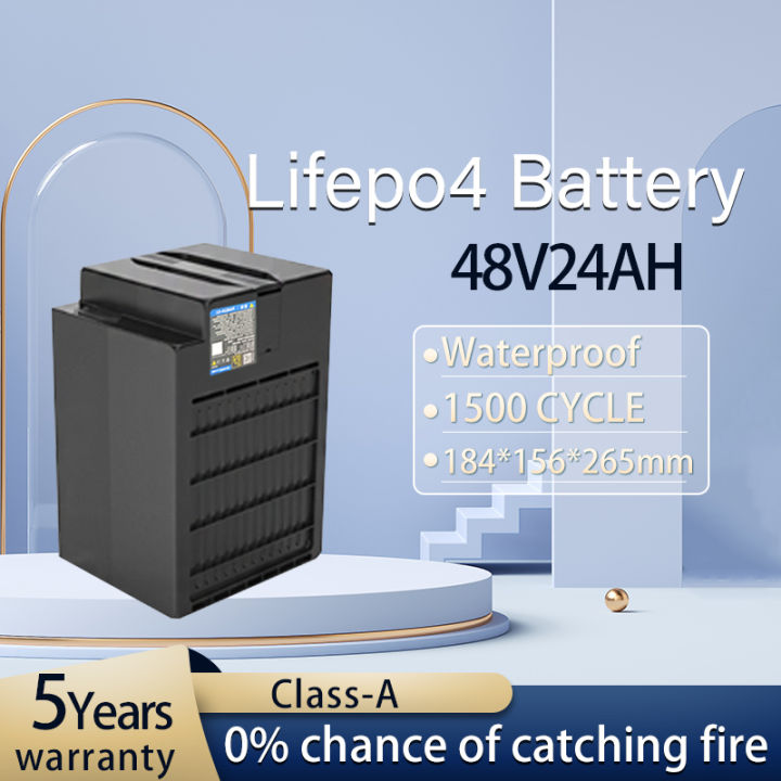 【CATL/AMPACE Official certification】48V 24AH Motorcycle Battery The ...