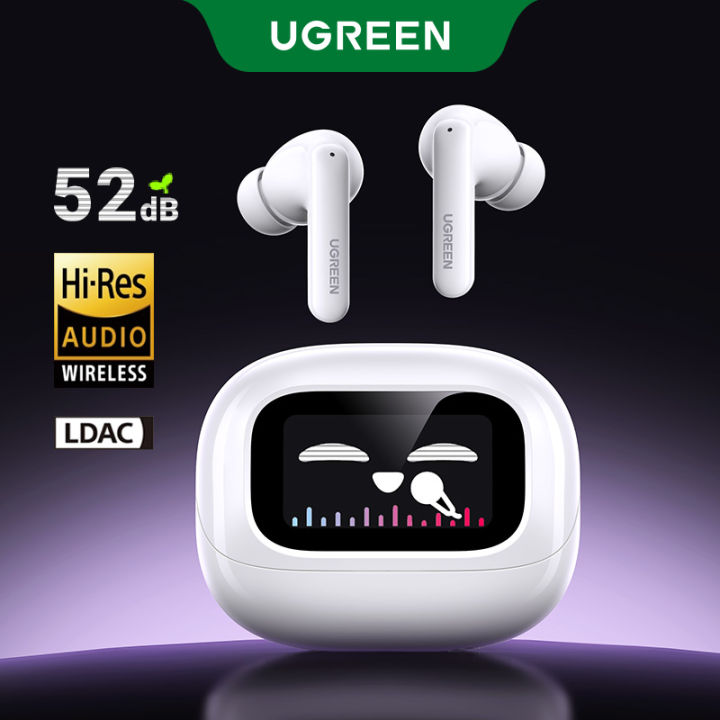 UGREEN IPX5 EchoBuds Magic ANC Hybrid Active Noise-Cancelling Earbuds ...