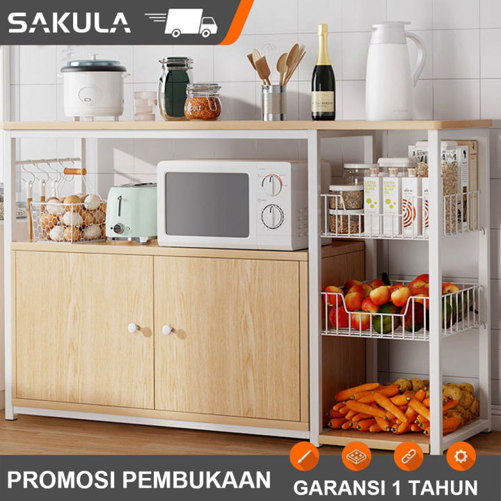 SAKULA Rak Dapur Serbaguna / Kitchen Rak / Rak Oven / Rak Microwave ...