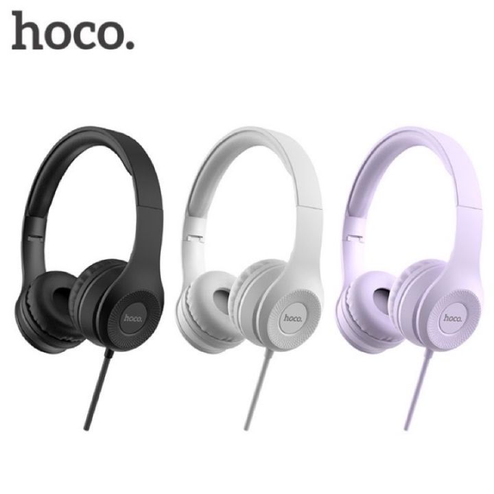 🔥New🔥หูฟัง Hoco W21 ของแท้ 100% มีไมโครโฟนใช้กับโน๊ตบุ๊ค มือถือ ได้ หู ...