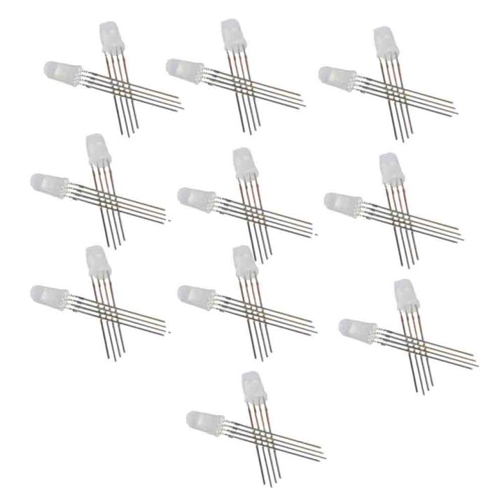 20pcs 5mm RGB LED Emitting Diode Micro Indicator Red Green Blue ...