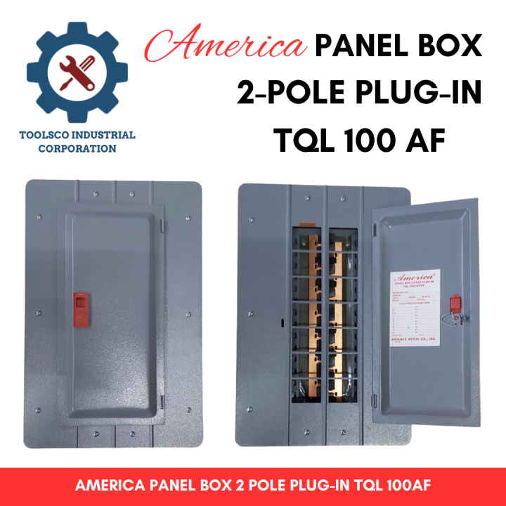 AMERICA PANEL BOX 2 POLE PLUG-IN TQL 100AF | Lazada PH
