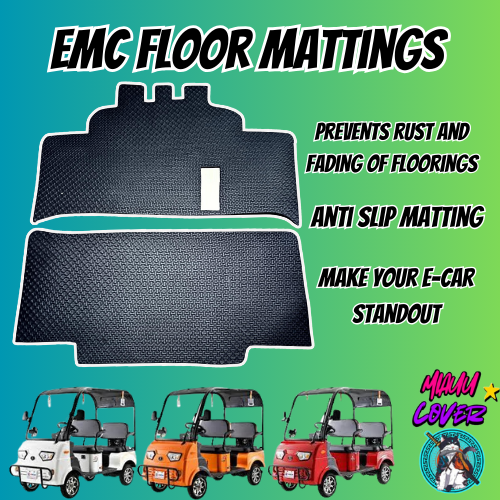 FLOOR MATTING FOR E-BIKE NWOW EMC V1 & V2 , ERVS, ERVS 2 , ERVVS 3 ...