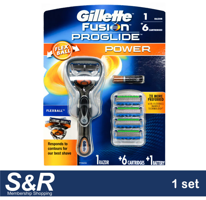 Gillette Fusion Proglide Power Razor and Cartridges 1 set | Lazada PH