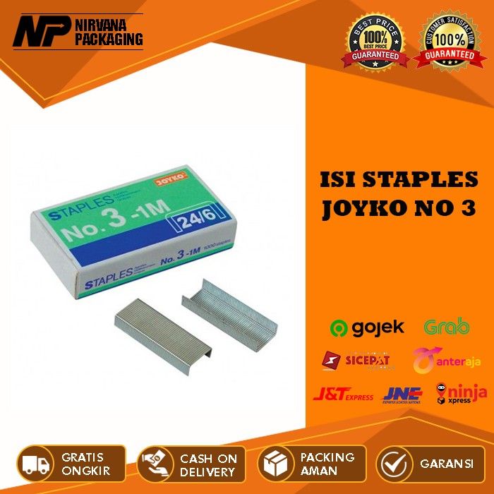 ISI STAPLES / ISI STEPLES JOYKO NO 3 ISI STAPLER / ISI STEPLER 1 BOX ...