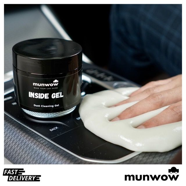 Munwow Inside Gel (เจลทำความสะอาดเก็บฝุ่นภายในรถยนต์ เข้าได้ทุกซอกลึก) | Lazada.co.th