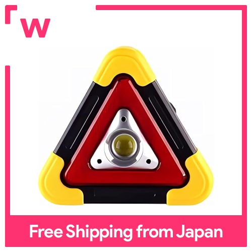 LED triangle stop sign LED work light Foldable triangle display ...