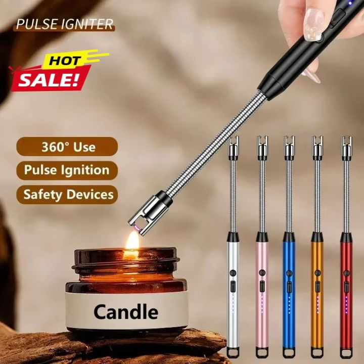 Multifunction Lighter Rechargeable Electric Arc Lighter, Windproof ...