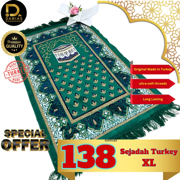 Sejadah Turkey Sulam Corak Terkini Gubahan Dulang Hantaran Tunang ...