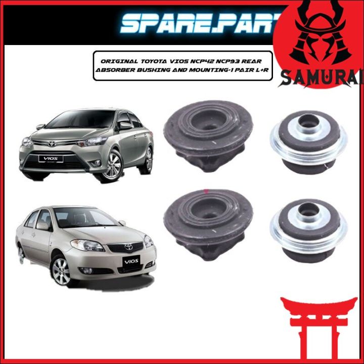 ORIGINAL TOYOTA VIOS NCP42 NCP93 REAR ABSORBER BUSHING AND MOUNTING-1 ...