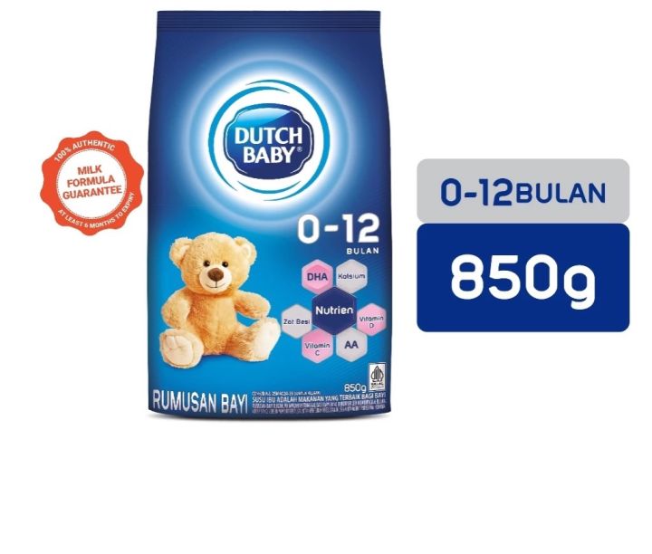 Dutch Baby Milk Formula 0-12 Months 850g [Exp July 2026 &/ Later] | Lazada