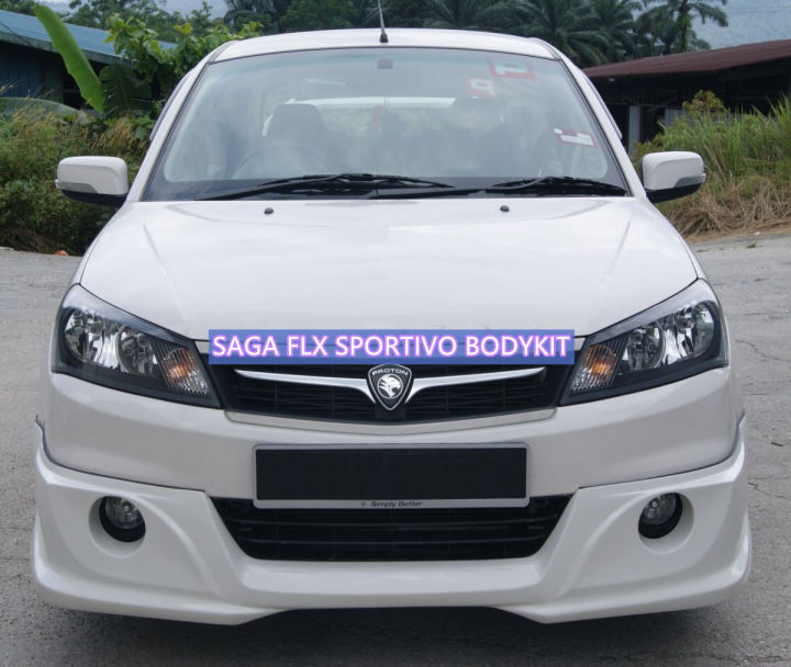 Proton Saga FLX Sportivo Design Bodykit Body Kit Skirting Skirt Lip ...