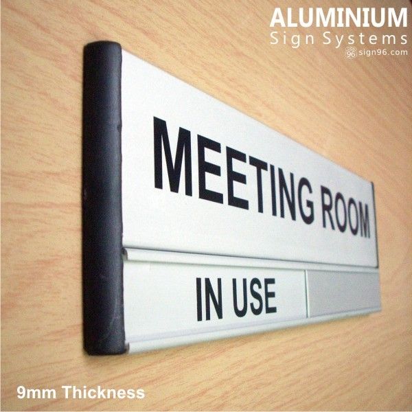 Aluminium Slider Meeting Room Boardroom Exam Waiting Room Door Sign ...