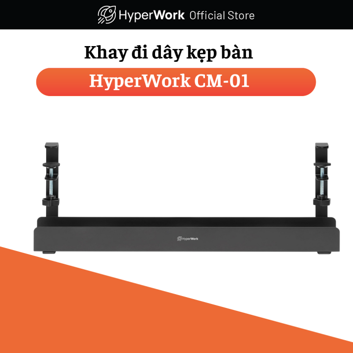 Khay đi dây kẹp bàn HyperWork CM-01 | Lazada.vn