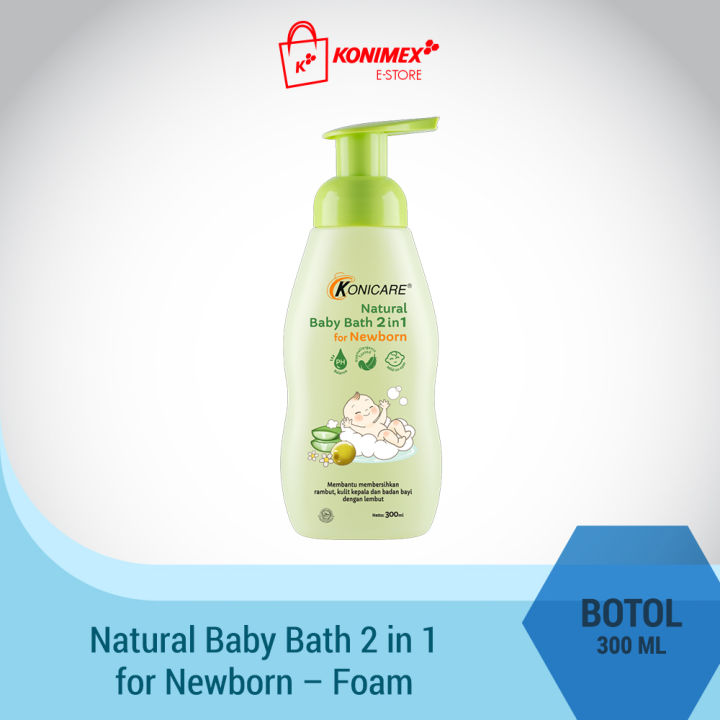 Konicare Natural Baby Bath 2 in 1 for Newborn 300 ml | Lazada Indonesia