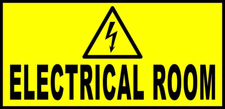 ELECTRICAL ROOM SIGNAGES PVC TYPE WATERPROOF AND NON-FADING | Lazada PH