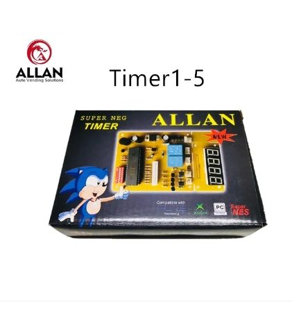 Allan Piso/Lima Timer For Pisonet /4 LED Digit Digital Timer Dual Relay ...