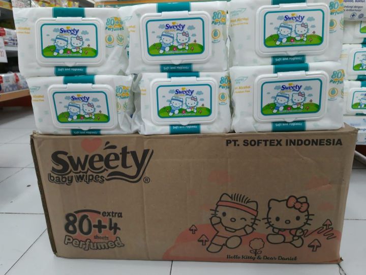 sweety wipes 80,s parfum | Lazada Indonesia