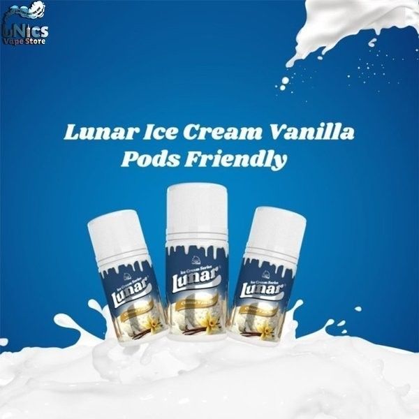 Lunar Classic Vanilla Ice Cream Pods Friendly 30ML by Vape Zoo Liquid ...