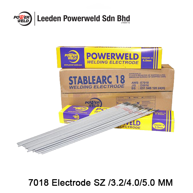 Powerweld 7018 Welding Electrode Mild Steel Welding Rod 2.6mm 3.2mm 4.0mm 5.0mm 5KG/PKT Made in ...
