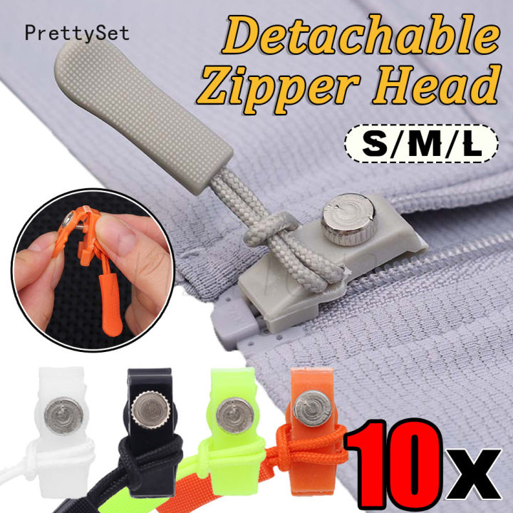 5/10Pcs New Color Zipper Repairer Detachable Zipper Head Luggage ...