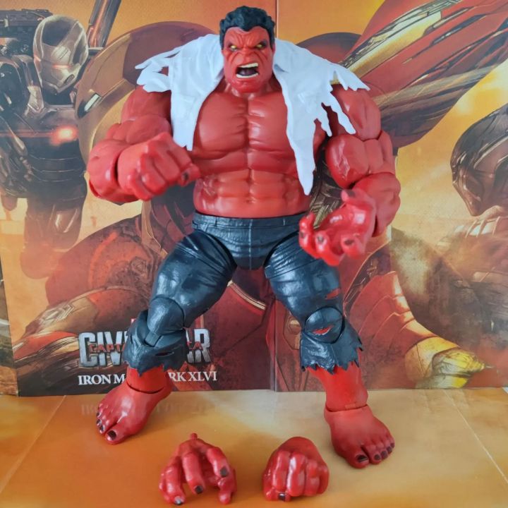 Marvel Legends Red Incredible Hulk Target Exclusive 8" Loose Action ...