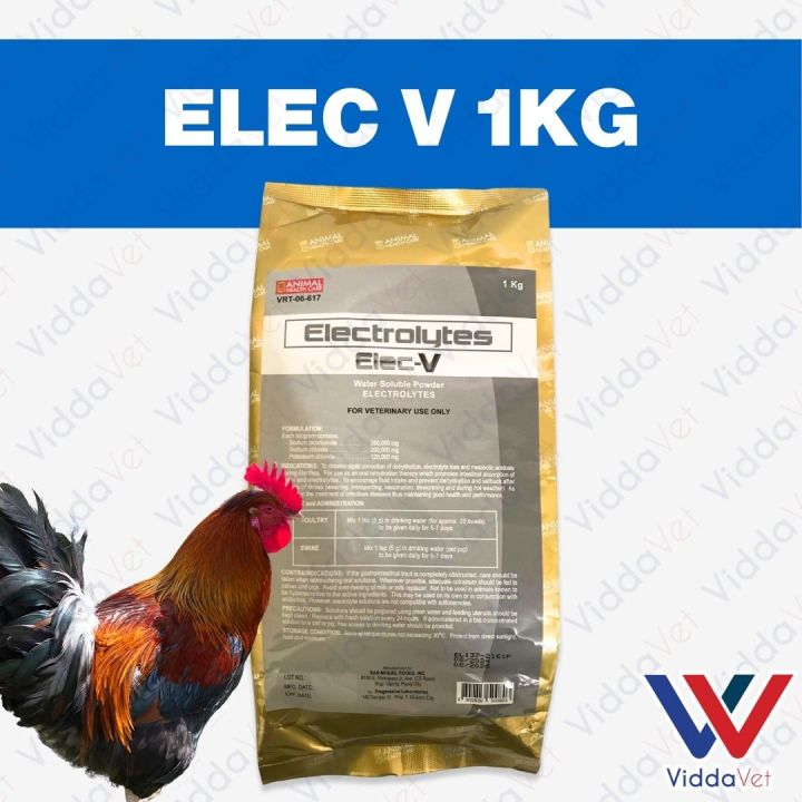 viddavet ELEC-V 1KG Electrolyte Powder for Calves, Goats, and Young ...