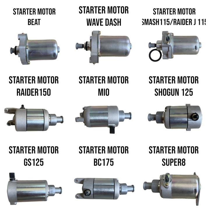 STARTER MOTOR FOR MOTORCYCLE | Lazada PH