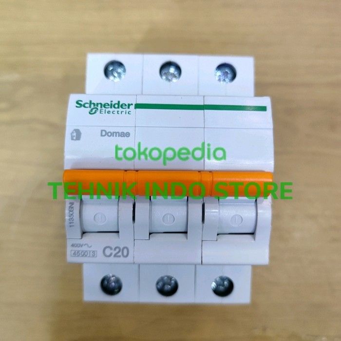 mcb 6a/10a/16a/20a 3phase domae schneider 4,5ka A3 TERJAMIN | Lazada Indonesia