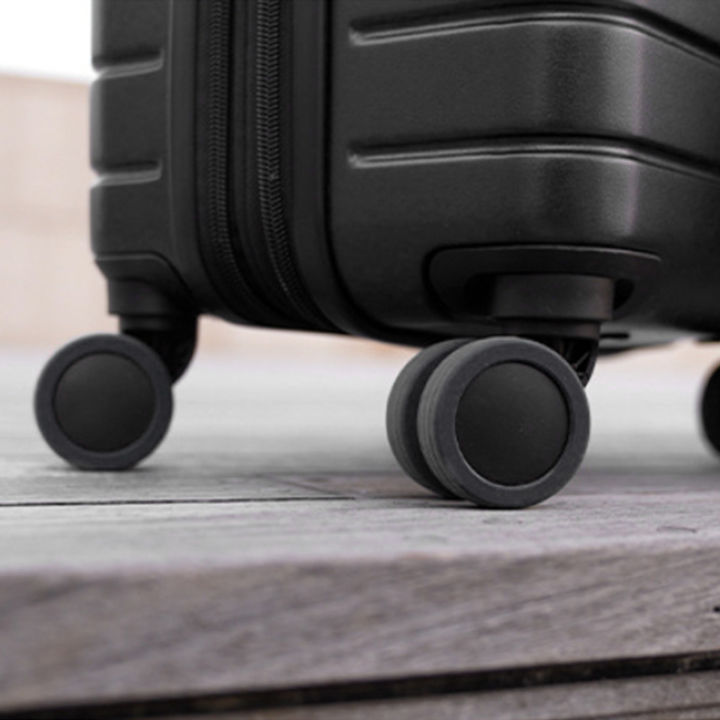 8PCS/Set Silicone Silent Sound Suitcase Wheels Protection Cover ...