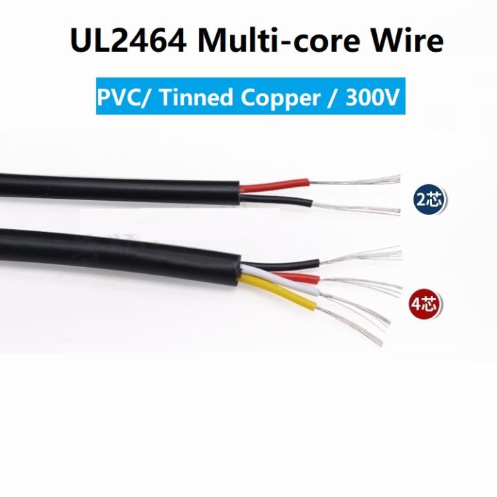 UL2464 Copper Wire 20AWG PVC Channel Sheath 2 3 4 5 6 7 8 9 10Cores ...