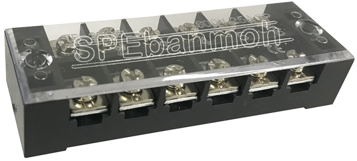 [ 1 ชิ้น ] TB1506 เทอร์มินอล 6 ช่อง 6P 15A 600V TB Terminal Block Screw ...
