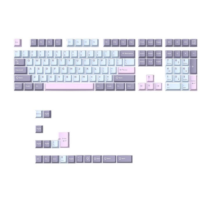 125 Keys PBT Double Shot Keycaps Set Key Caps Cherry Height for MX ...