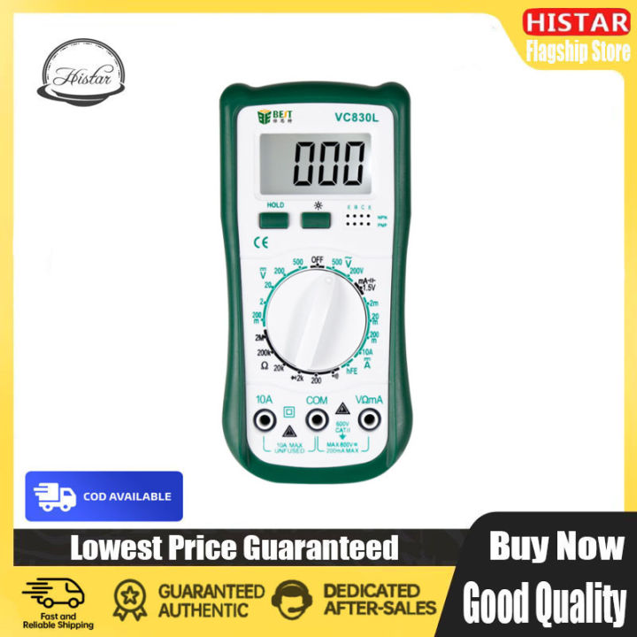 NEW Multi Tester Best BST-VC830L High Precision Multi Meter Multimeter ...
